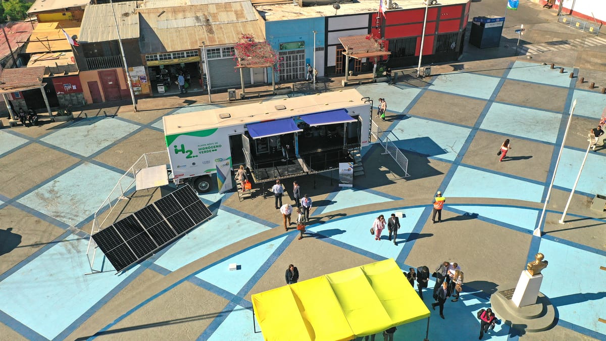 Planta piloto móvil de h2v produce los primeros kilos de hidrógeno verde