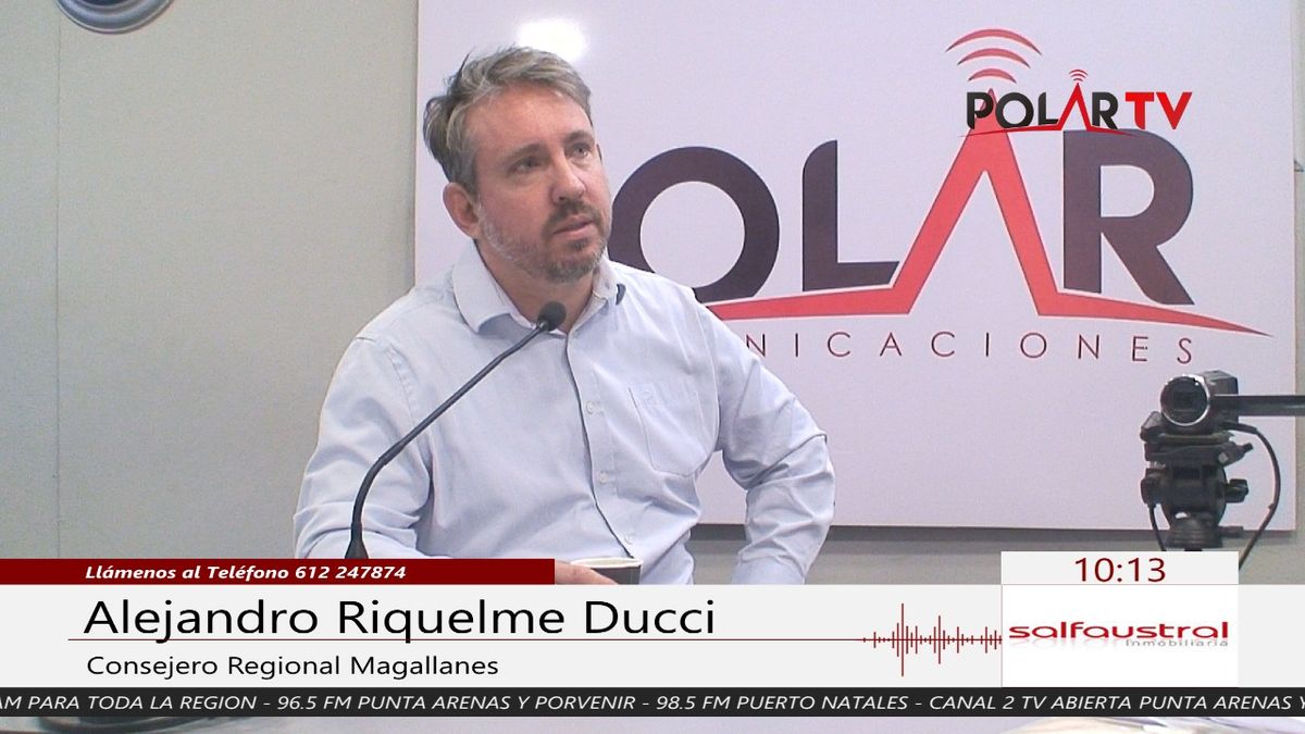 CONSEJERO ALEJANDRO RIQUELME DUCCI DENUNCIA FALTA DE PROYECTOS DE ...