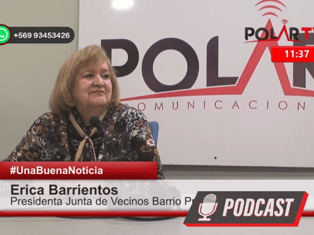 ERICA BARRIENTOS, PRESIDENTA DE LA JUNTA DE VECINOS BARRIO PRAT ...