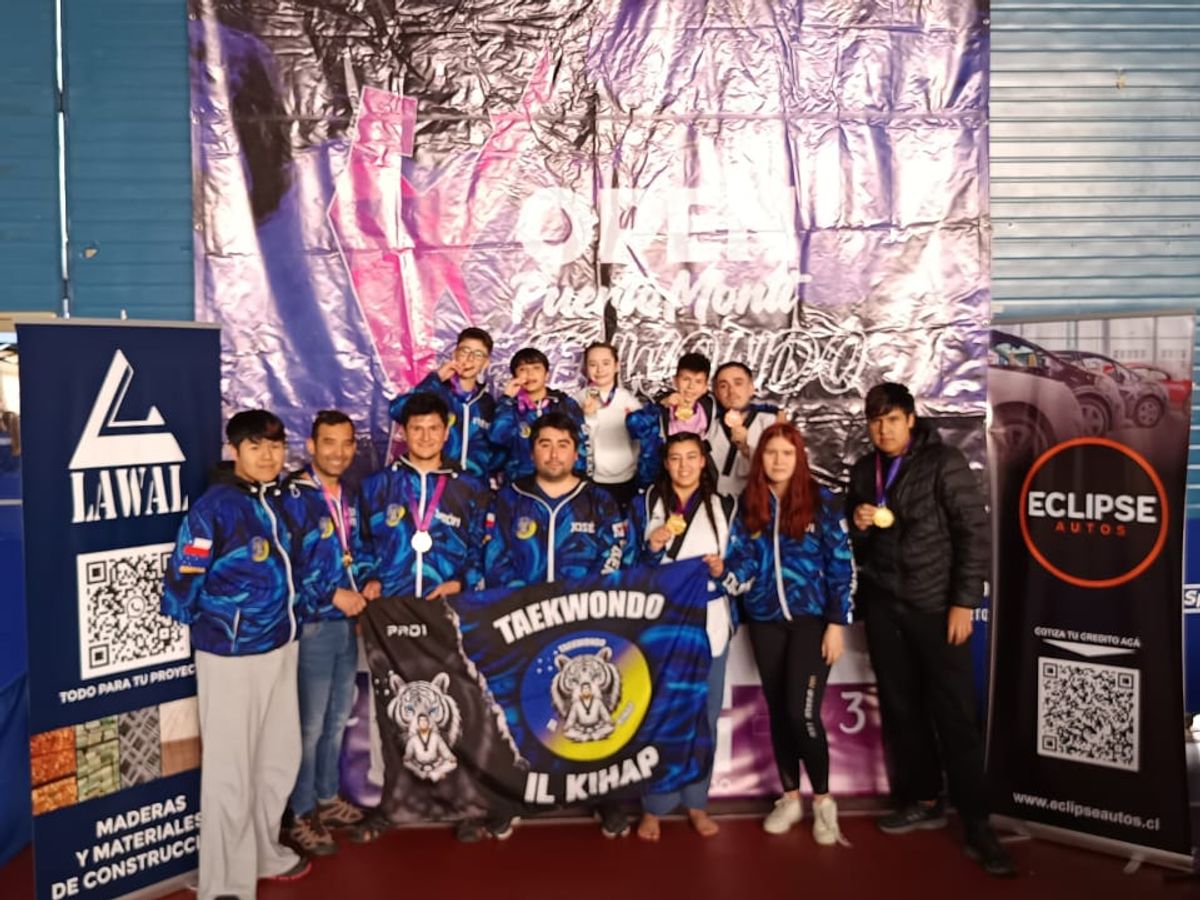 ACADEMIA DE TAEKWONDO IL KIHAP DESTACÓ EN EL OPEN PUERTO MONTT 2025