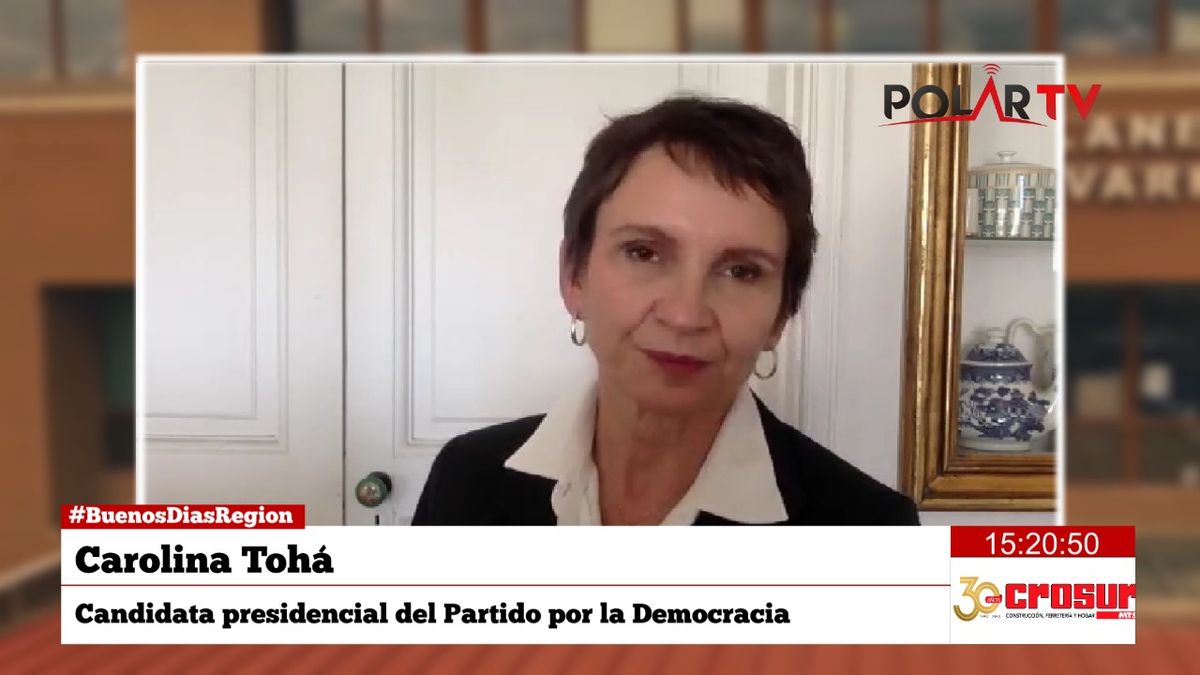 CANDIDATA CAROLINA TOHÁ SOBRE SU PASO POR EL MINISTERIO DEL INTERIOR ...