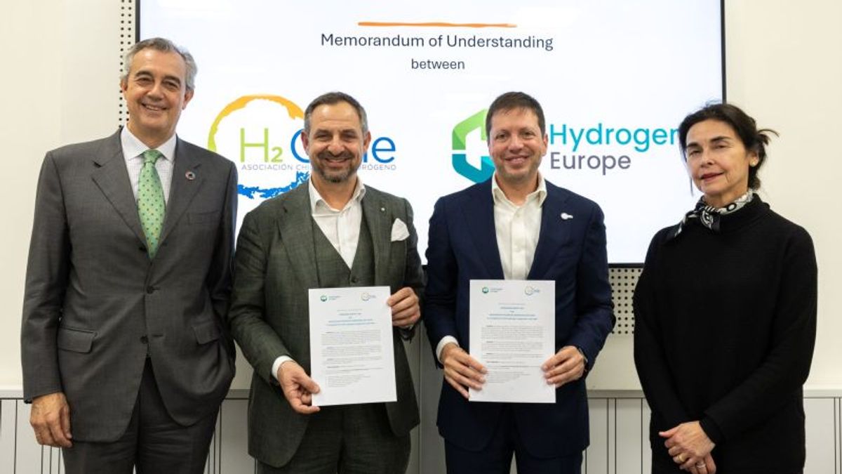HYDROGEN EUROPE Y H2 CHILE ACUERDAN FORTALECER LA COOPERACIÓN PARA PROMOVER EL DESPLIEGUE DEL ...